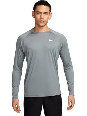 Nike Hydroguard Essential Dri-fit Uv Long Sleeve Top - Grey