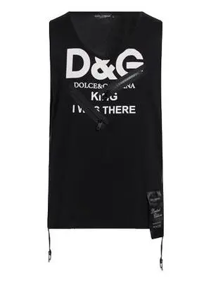 Dolce & Gabbana Tank Top Size Cotton - Black