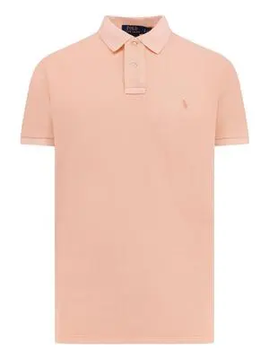 Polo Ralph Lauren Custom Slim Fit Polo Shirt - Orange