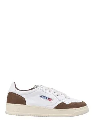 AUTRY Medalist Leather Low-top Sneakers - White/cigar