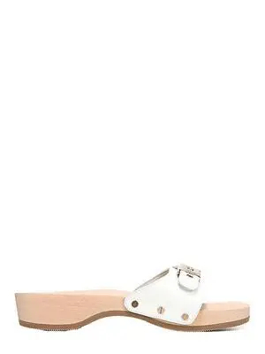 Dr. Scholl'S Original Wood-bottom Sandals - White