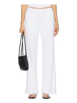 BOBI Wide Leg Pant - White