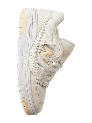 NEW BALANCE 550 Leather Sneakers White/light Yellow