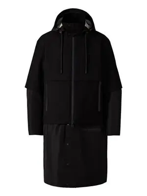 Mackage Lane Modular Raincoat - Black