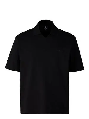 Mackage Marco Organic Cotton Polo - Black