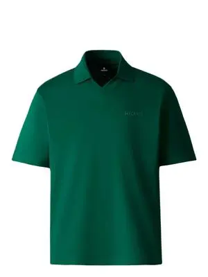 Mackage Marco Organic Cotton Polo Leaf Green