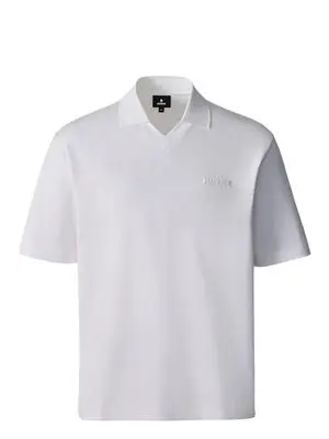 Mackage Marco Organic Cotton Polo - White