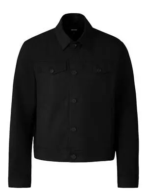 Mackage Cotton Twill Trucker Jacket - Black