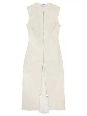 MSGM Sleeveless Dress - Neutrals