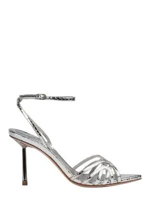 LE SILLA 80mm Bella Sandals - Silver