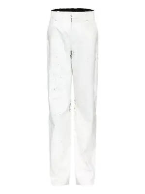 MAISON MARGIELA Coated Trousers - White