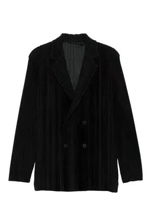 Issey Miyake Tailored Pleats Blazer - Black