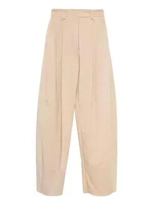 THELATEST Pleated Trousers - Brown
