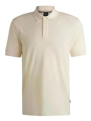 BOSS Cotton Polo Shirt - Neutrals