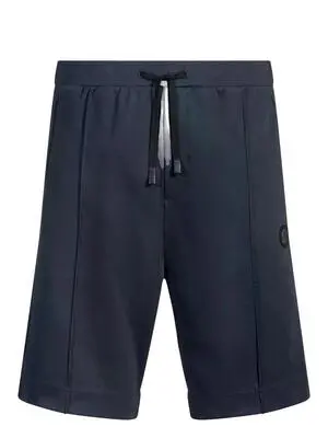 BOSS Logo-appliqué Track Shorts - Blue
