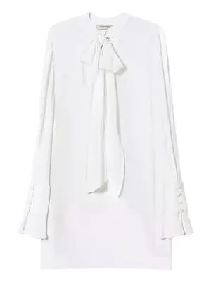 TWINSET Crêpe De Chine Blouse - White