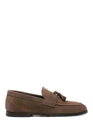 CENERE GB Suede Loafers - Brown