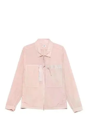 C.P. COMPANY Logo-embroidered Jacket - Pink