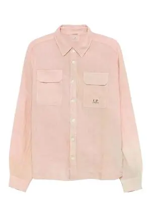 C.P. COMPANY Linen Shirt - Pink