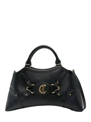 Just Cavalli Logo-plaque Tote Bag - Black
