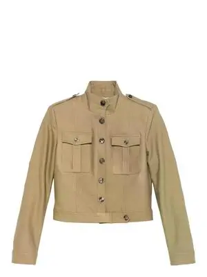 TOM FORD Cropped Jacket - Green