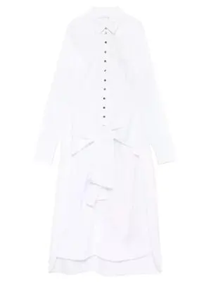 Rabanne Tie-waist Maxi Dress - White