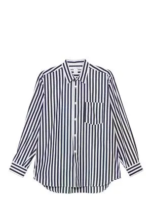 Comme Des Garçons Striped Shirt - Blue