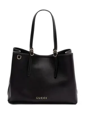 Gucci Gucci GG-Emblem Tote Bag Black