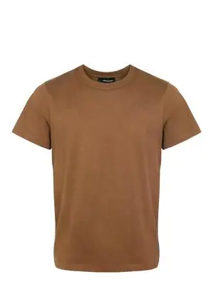YVES SALOMON Cashmere-blend T-shirt - Brown
