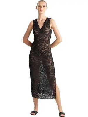 Natori Peony Gown - Black