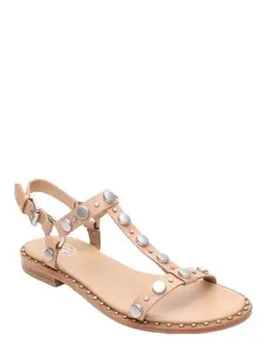 Ash Prisma Studded Slingback Sandals - Sand