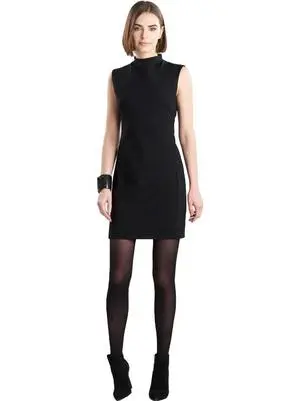 Natori Compact Knit Sheath Dress - Black