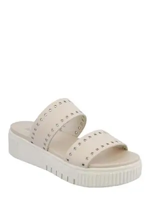 Mia Lexi Platform Slide Sandal - Seashell