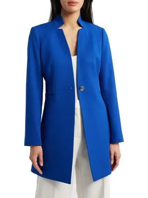 TAHARI ASL Tahari ASL Twill Topper Cobalt