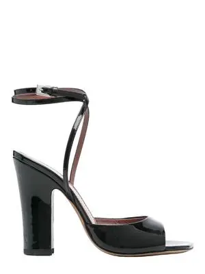 Paris Texas 105mm Lara Sandals - Black
