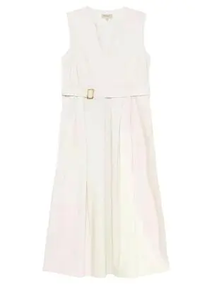 Woolrich Belted Midi Dress - Neutrals