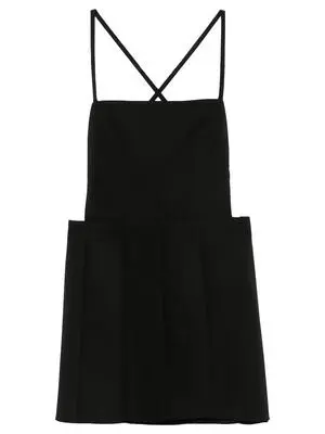 LOW CLASSIC Pleated Mini Dress - Black