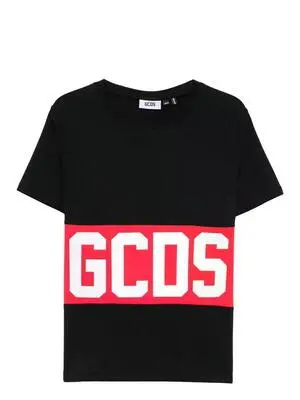 Gcds Logo-print T-shirt - Black