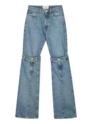 Coperni Open Knee Jeans - Blue