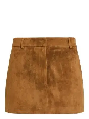 AEXAE AEXAE Suede Mini Skirt
