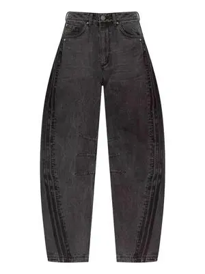 Adidas Tapered-leg Jeans - Black