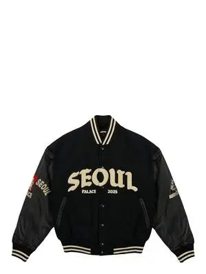 PALACE Seoul 2 Seoul Varsity Jacket - Black