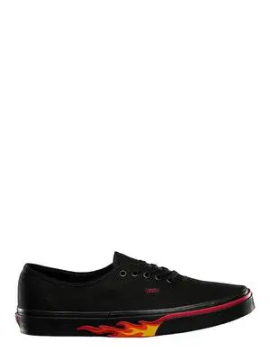 VANS Authentic Flame Wallin Sneakers - Black/flames