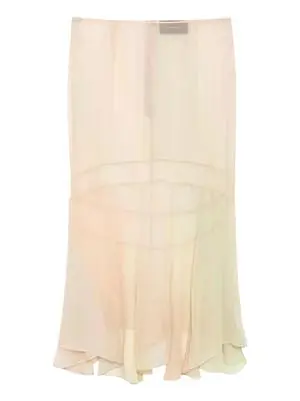 Simone Rocha Multi-seam Midi Skirt - Neutrals