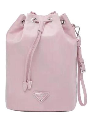 Prada Prada Mini Logo-Triangle Bag Pink