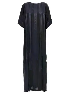 DI.LA3 PARI' Di.la3 Pari Caftano Dress - Blue