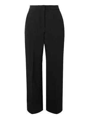 Proenza Schouler Alexia Twill Straight-leg Trousers - Black