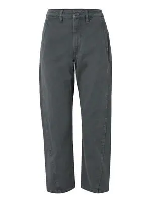 LEMAIRE Twisted Cropped High-rise Jeans - Blue