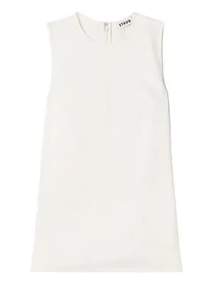 Staud Bronte Crepe Tank - Ivory