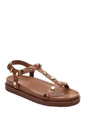 Ash Ash Ugo Studded Ankle Strap Sandals Cinnamon